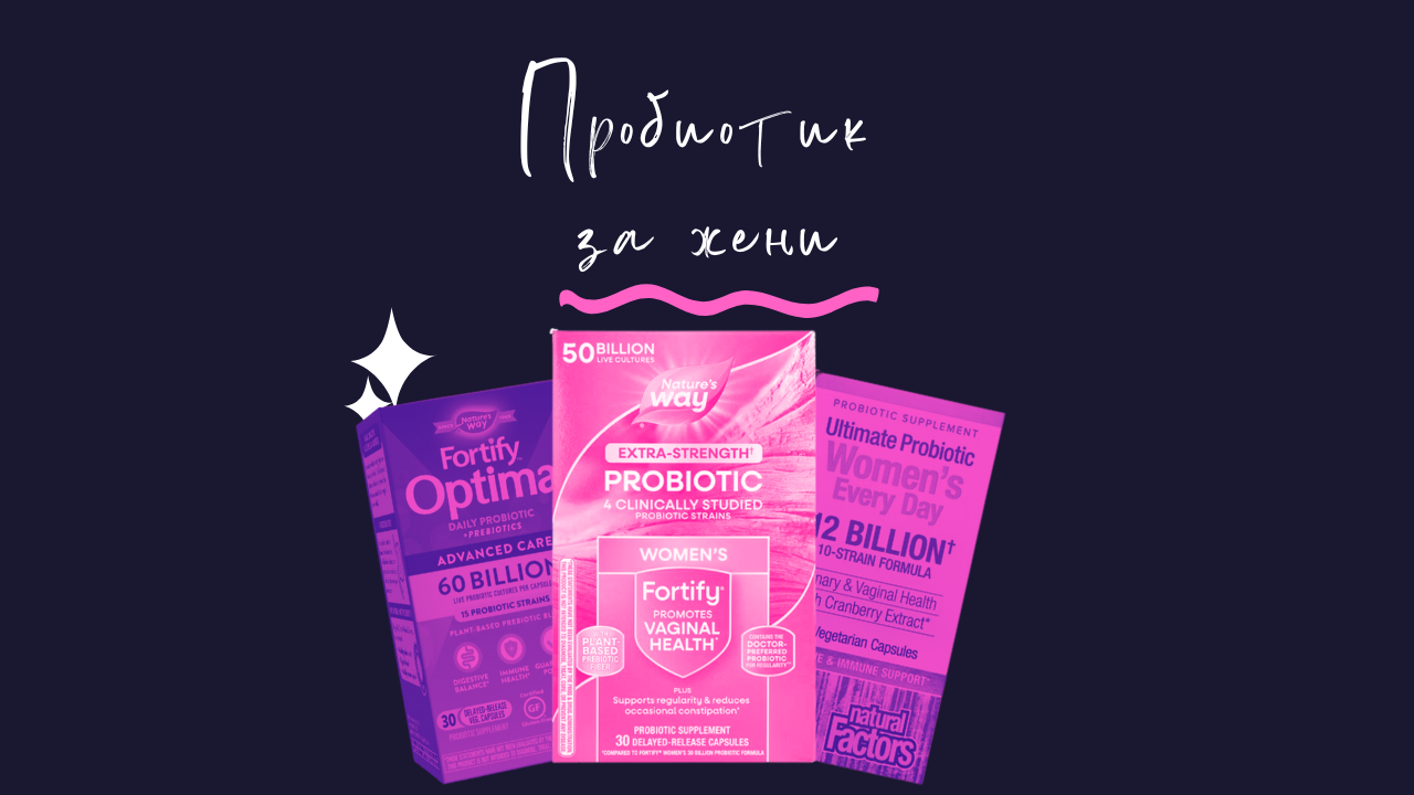 Най-добрият пробиотик за жени за 2025 г. - Dobavki.org
