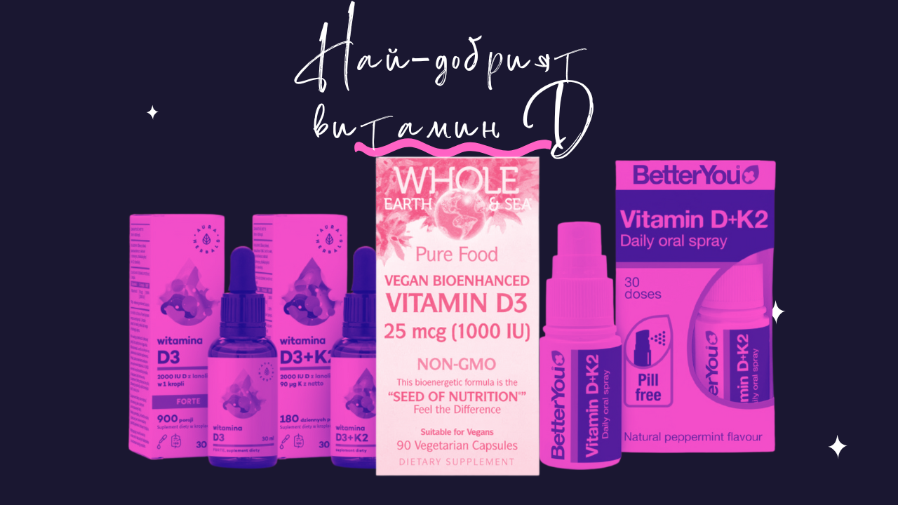 Най-добрият витамин Д в различни форми - Dobavki.org